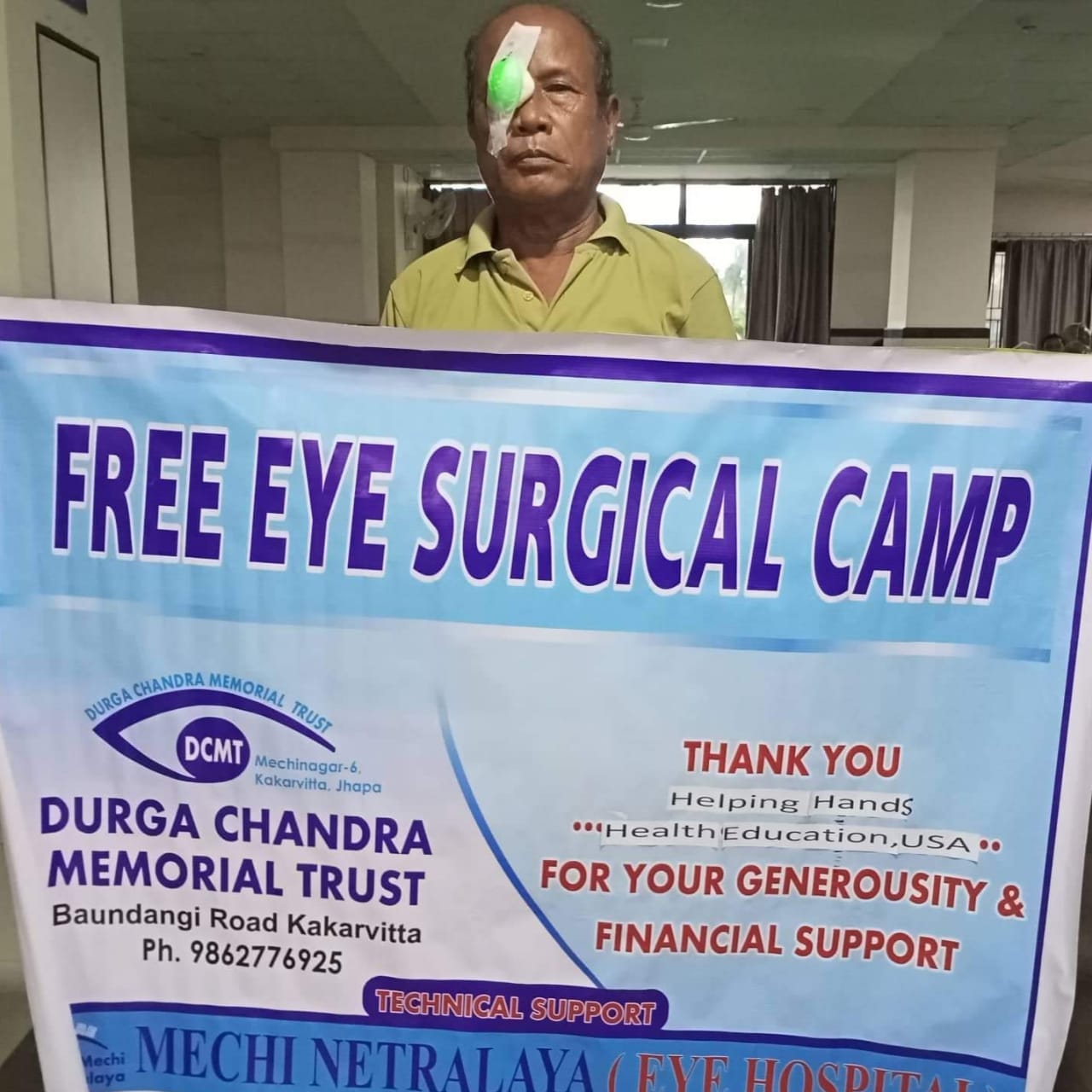 FREE SURGICAL EYE CAMPS WITH HELPING HANDS - Mechi Netralaya